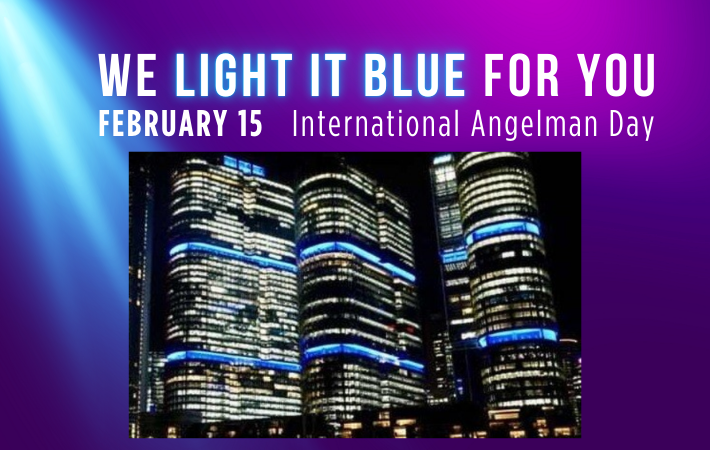 Hope Shines Blue for International Angelman Day